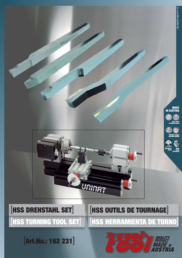 HSS - Turning Tool - set 5 pcs.