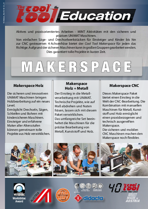 Makerspace Konzept Flyer